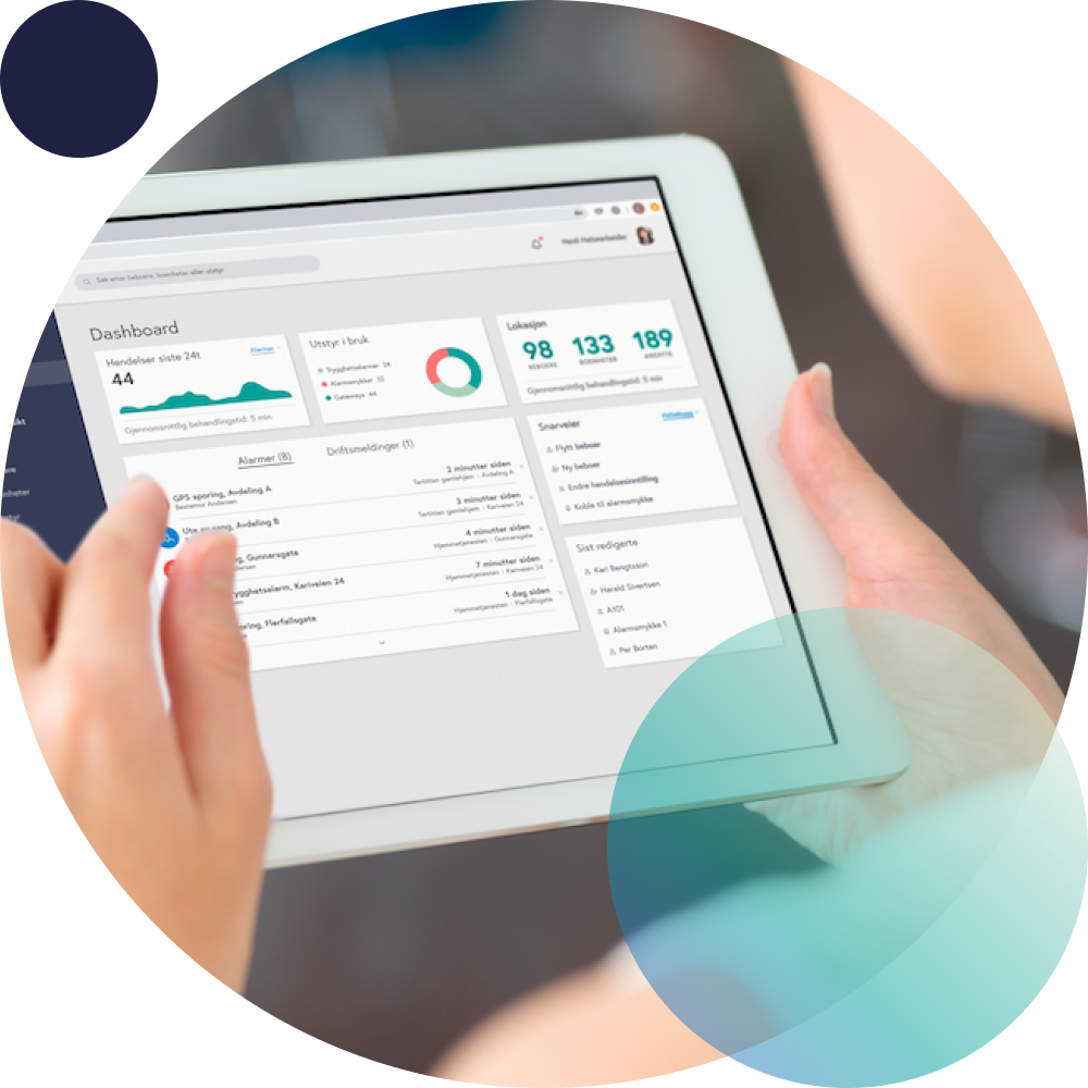 Viser - molnbaserad trygghetslarmplattform